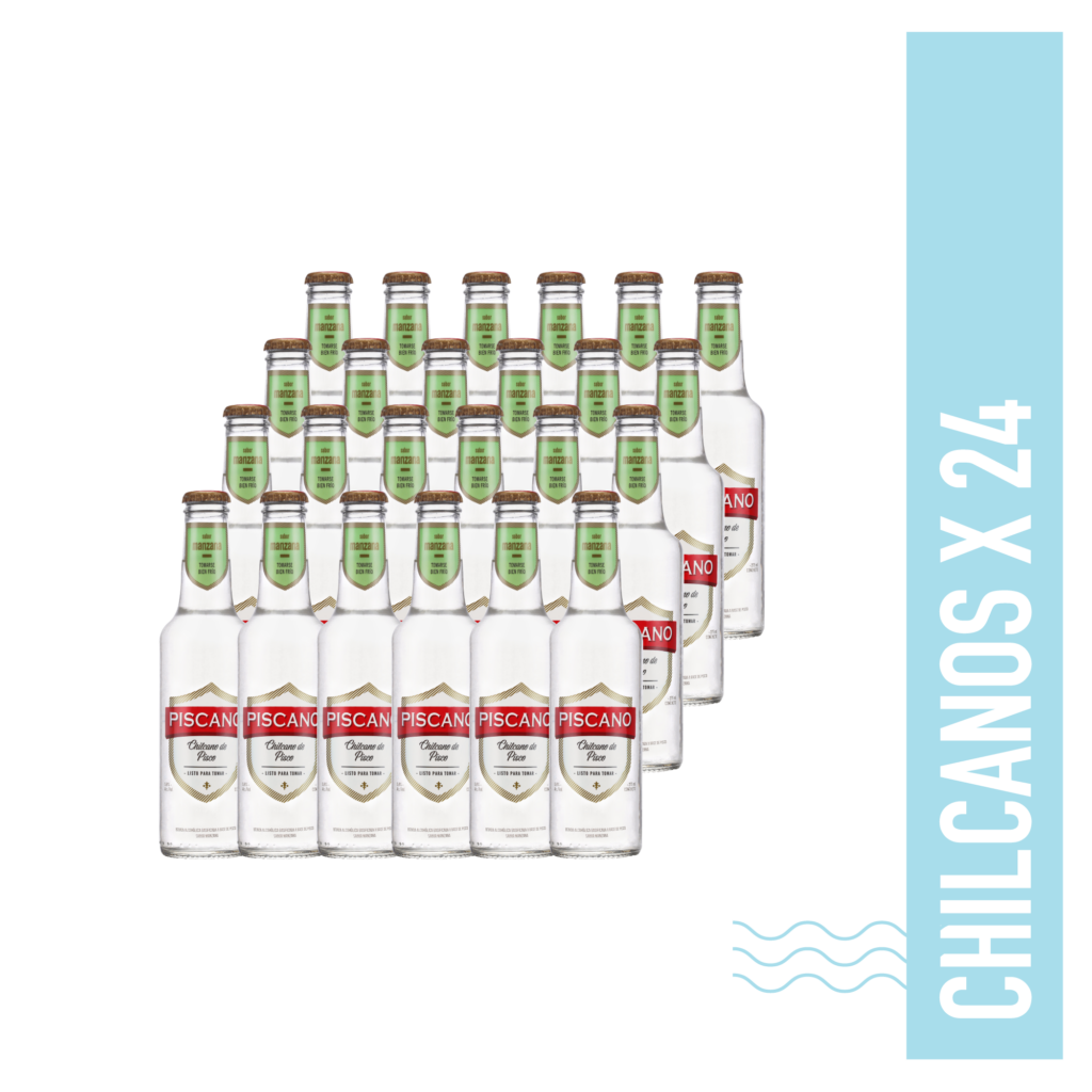 Chilcano de Pisco sabor Manzana 275ml x 24un – Piscano