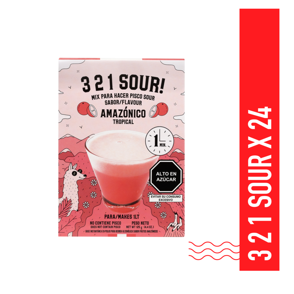 321 Sour! sabor Frutos Amazónicos 125gr x 24un – Piscano