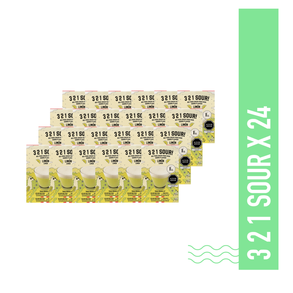 321 Sour! sabor Limón 125gr x 24un – Piscano