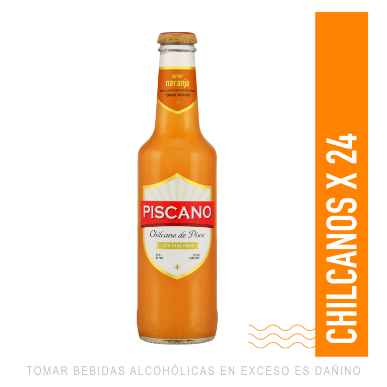 Chilcano de Pisco sabor Naranja 275ml x 24un – Piscano