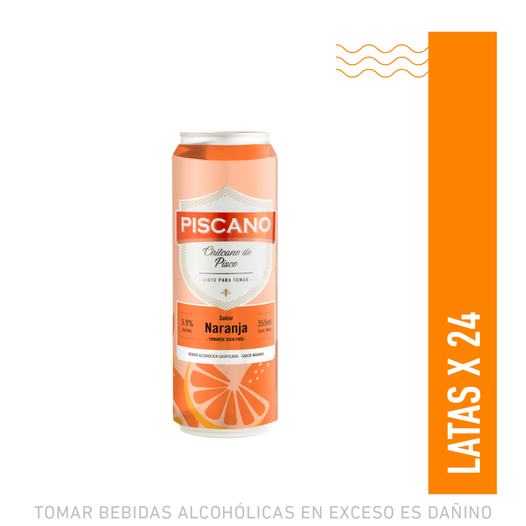 Chilcano de Pisco sabor Maracuyá 275ml x 24un – Piscano